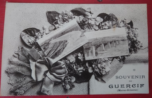 CPA ANCIENNE CARTE POSTAL MAROC debut 1900 ORIENTAL SOUVENIR DE GUERCIF ...
