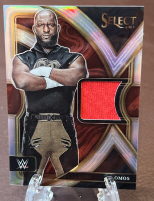 2023 Panini Select WWE - OMOS *SPARKS Silver Prizm Match-Worn Relic ...