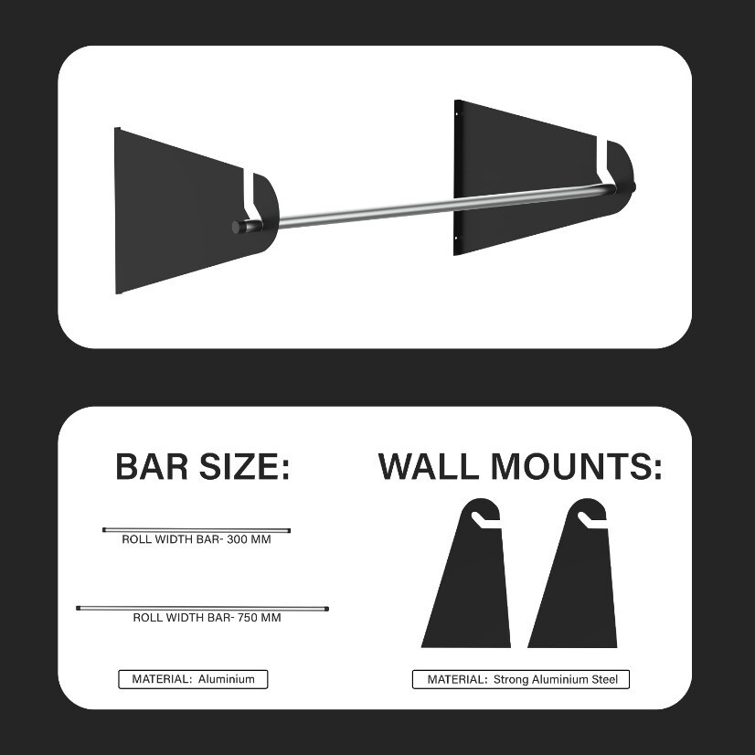 Bubble Wrap Roll Wall Ceiling Mount Dispenser Paper Packing Shipping ...