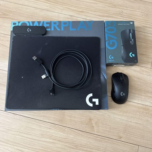 Logitech G703 Wireless Mouse & POWERPLAY Rechargeable Mouse Pad Used | eBay