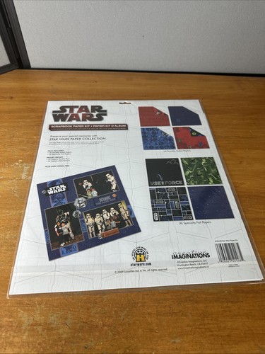 Star Wars Clone Wars Scrapbook Paper Crafts 8 Sheets 12" X 12" New ...
