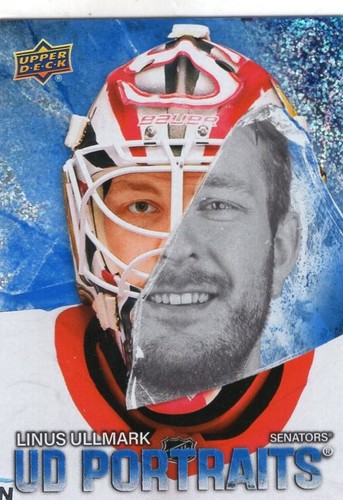 2025-26 Upper Deck Series 1 - Ud Portraits Linus Ullmark #P-23 Speckle ...