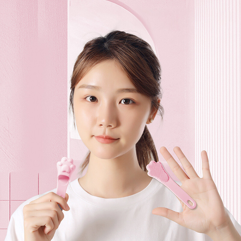 Silicon Brush Nose Face Pore Clean Blackhead Cleanser Scrub Finger ...