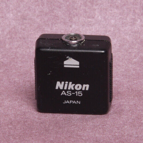 Nikon AS-15 Sync Terminal Adapter (Hot Shoe to PC) | eBay