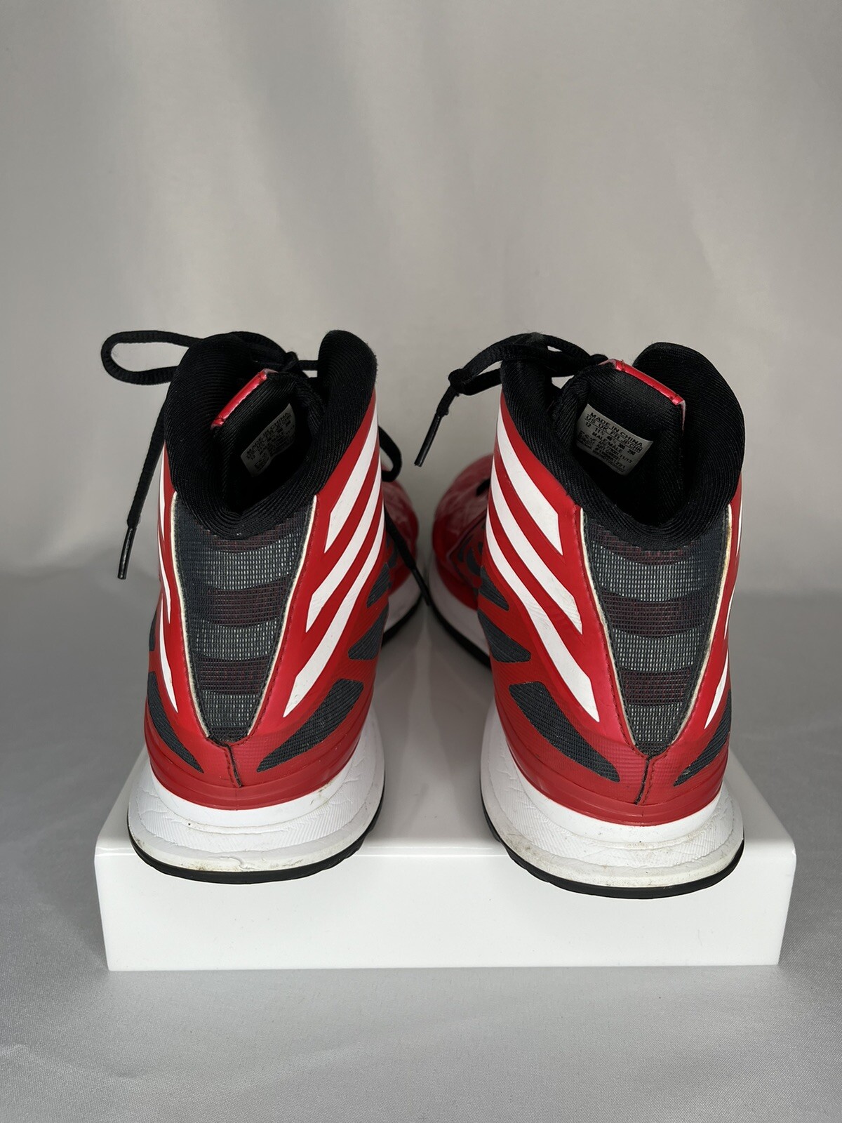 Adidas Mens Crazy Fast 2 Red Black Basketball Shoes G… - Gem