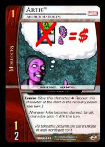 VS System: Artie, Arthur Maddicks [Played] Marvel X-Men TCG CCG Classic ...
