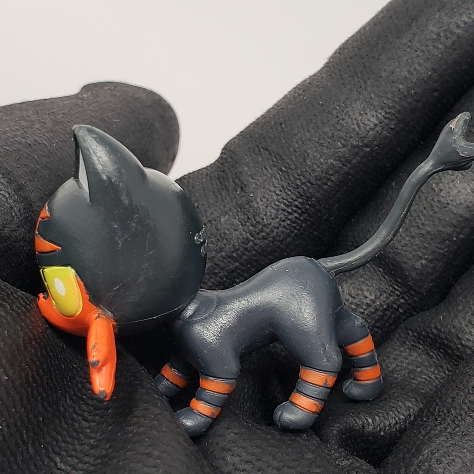 Pokémon Wicked Cool Toys Litten Cat Kitten Action Figure | eBay
