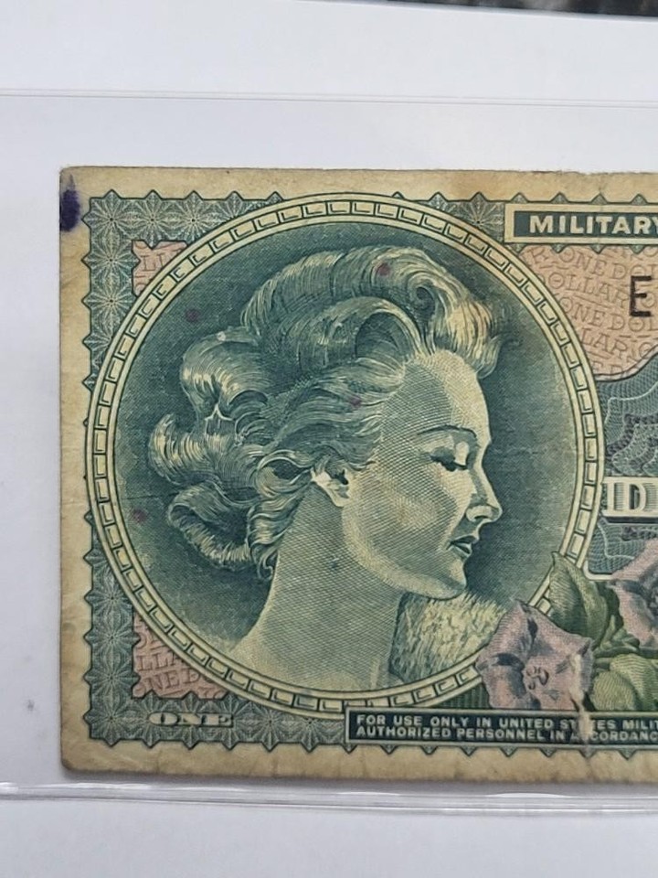 Series 692 ONE DOLLAR MPC note BUFFALO reverse Military Payment Cert | eBay