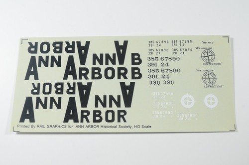 Ann Arbor Historical Society HO GP-35 Locomotives Decal - AA-10 | eBay