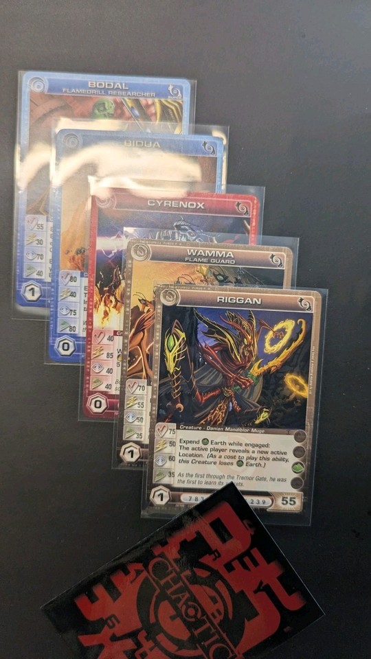 Chaotic Fire And Stone Promo Lot Of 10x Singles Pack Fresh | eBay UK