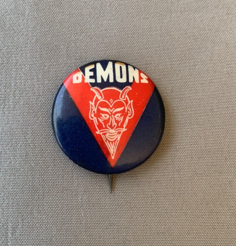 Vintage Demons Button Badge VFL Club Pin Back Badge E81 | eBay