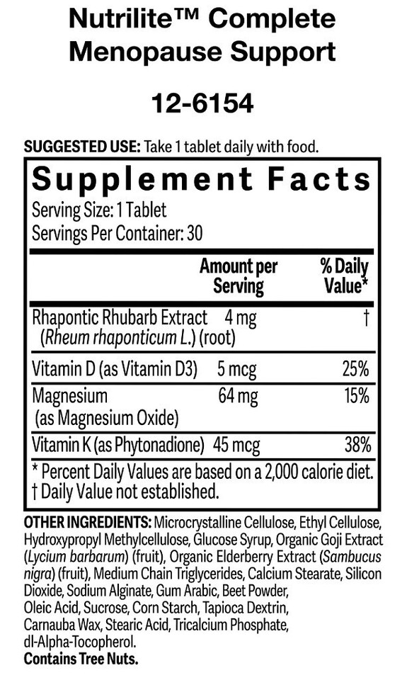 30 Tablets Amway Nutrilite Complete Menopause Support + Tracking | eBay