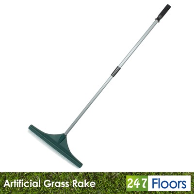 Telescopic Artificial Grass Rake, Adjustable Handle, Cleaning Brush ...