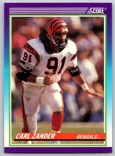 1990 SCORE CARL ZANDER CINCINNATI BENGALS #478 | eBay