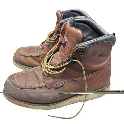 Red Wing 405 Traction Tred Waterproof Boots Mens 11D Brown Leather ...