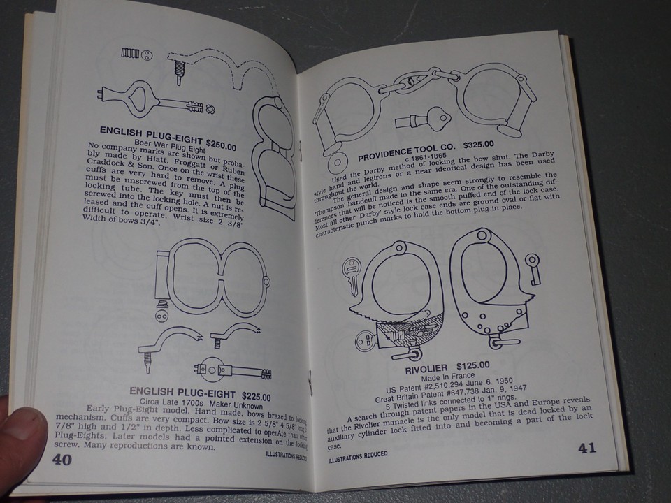 Collectors Guide Handcuffs and Restraints 1st Ed. Don Stewart | eBay
