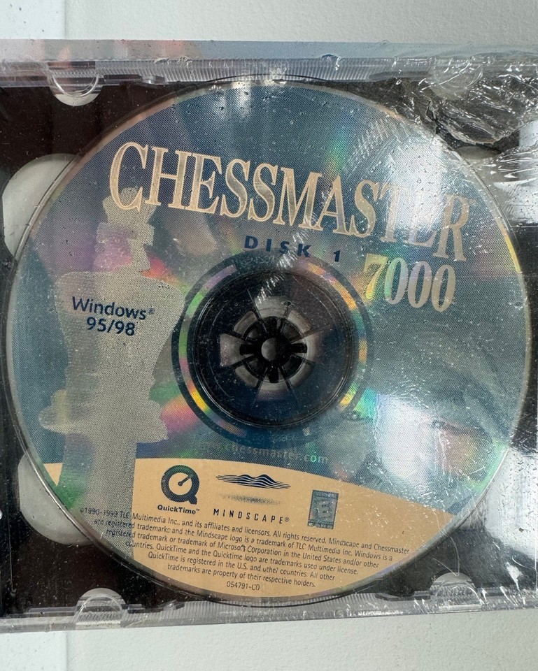 FACTORY-SEALED Chessmaster 7000 PC CD-ROM Windows 95/98 - 2-CD Edition ...