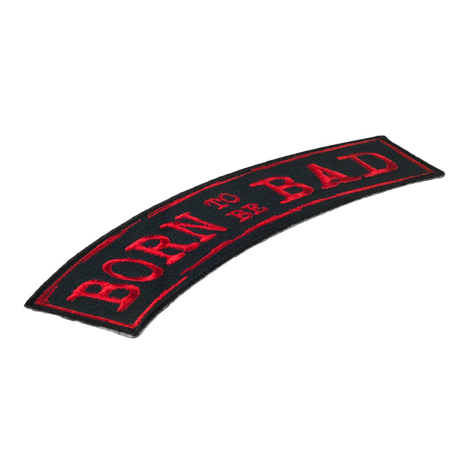 Born To Be Bad Red Rocker Patch, Kids Rocker Patches | eBay
