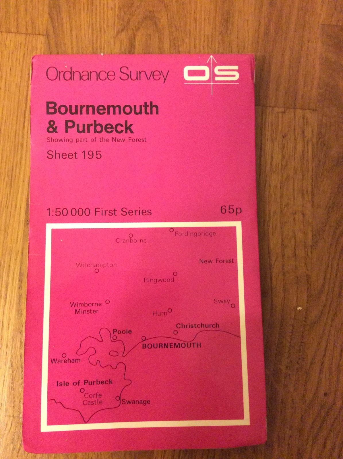 Ordnance Survey Map 195 Bournemouth And Purbeck | eBay