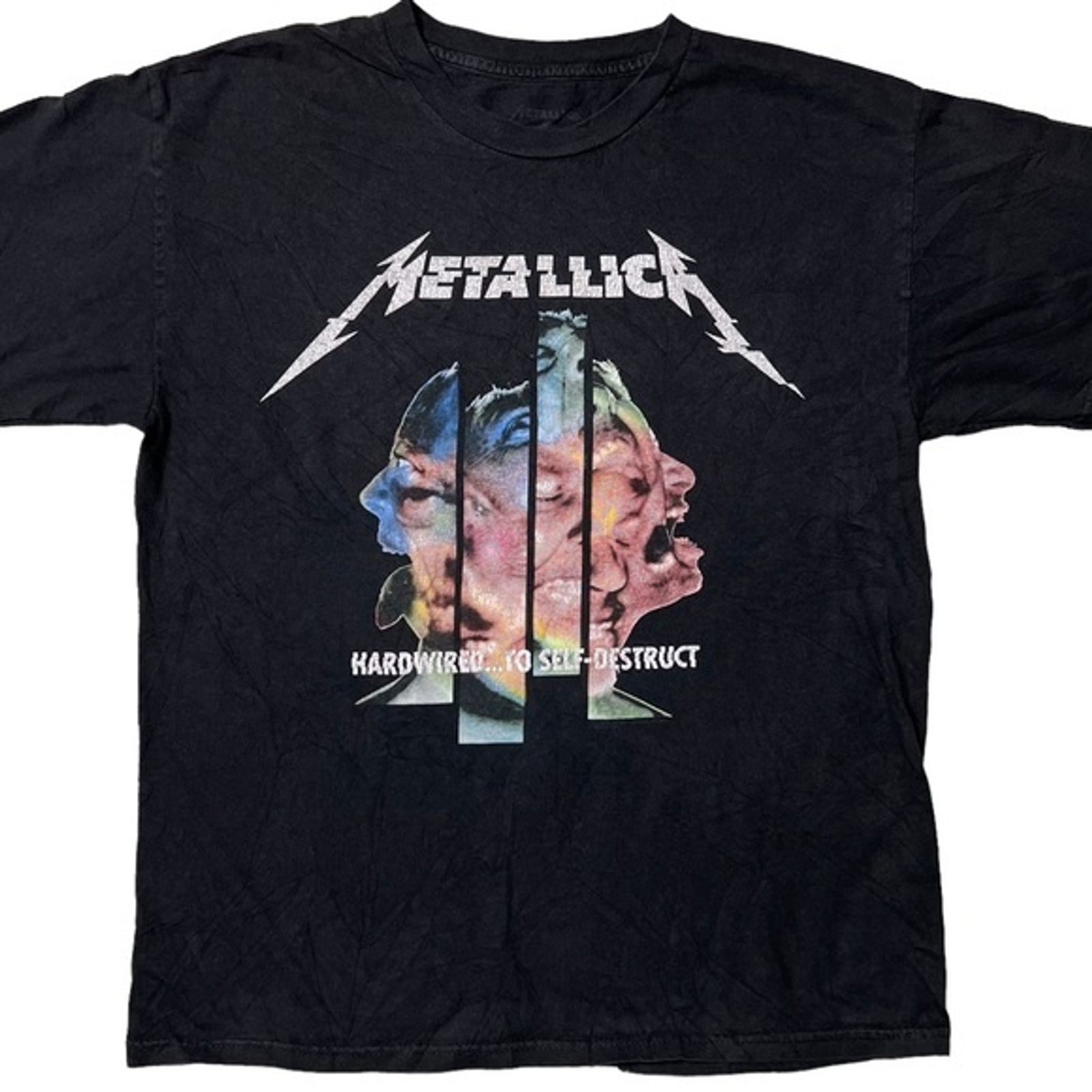 Metallica Hardwired to Self-Destruct Album Graphic T-… - Gem