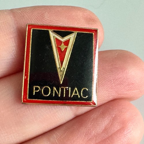Vintage Pontiac Pin – Classic Red & Gold Car Logo Badge | eBay