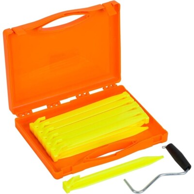 Vango Bolt Plastic Peg Set 22cm X 12 Peg Extractor Storage Case | eBay UK