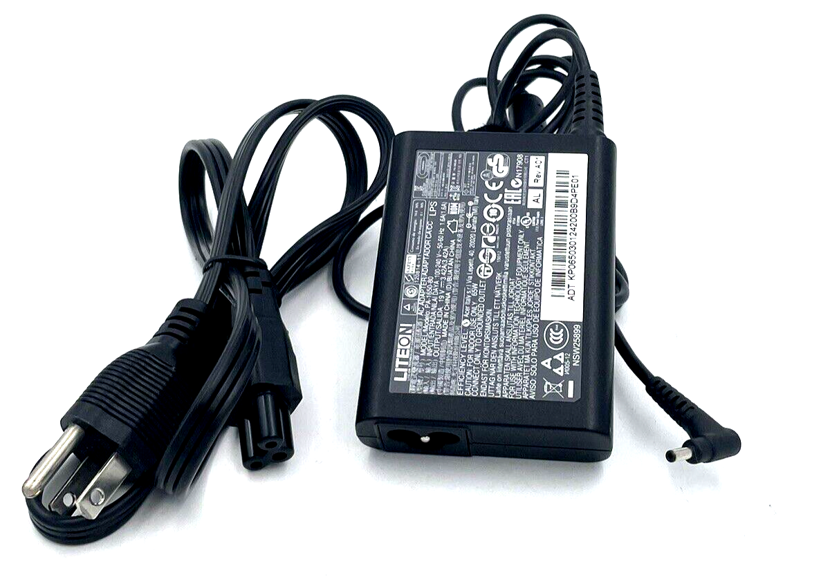 OEM LiteOn 65W AC Adapter 3.0x1.1mm For Acer Aspire Vero AV15-51 AV15 ...