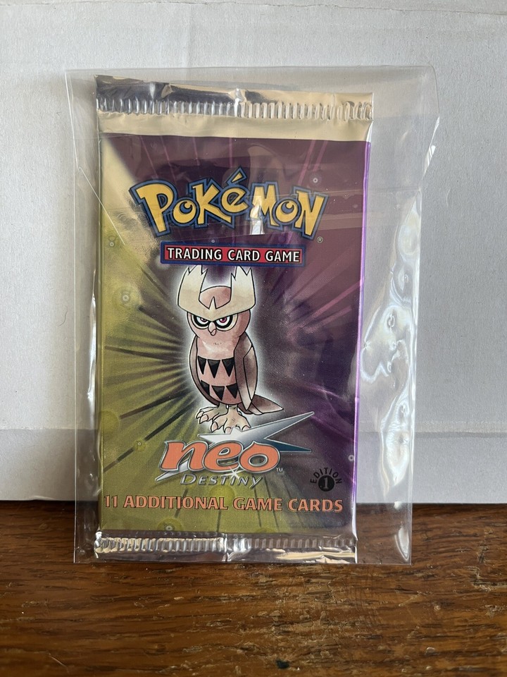 Pokemon Neo Destiny 1st edition booster pack! Factory Sealed ...