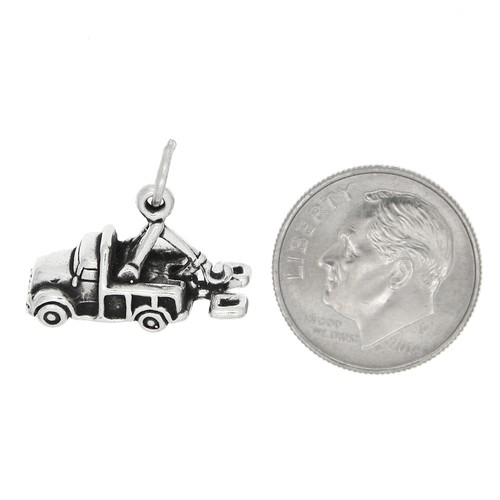 Sterling Silver 3D Towing Tow Truck Charm or Pendant | eBay