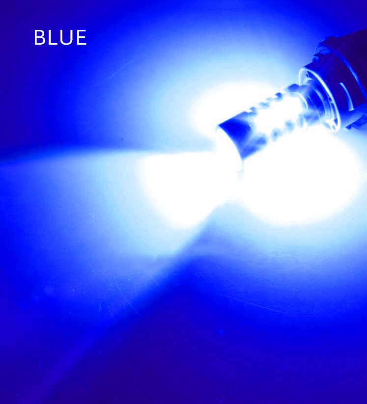 9006 Dark Blue LED Bulb SMD 5730 Bright Fog Light DRL + Projector for ...