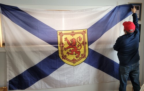 Large Nova Scotia Flag 106"×67" Banner 2 Gomets Polyester Big High ...