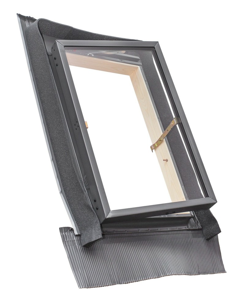 Fenstro Rooflite Double Glazed Skylight Access Roof Window 45x73 with ...
