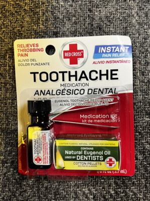 2 Red Cross Toothache Kit | eBay