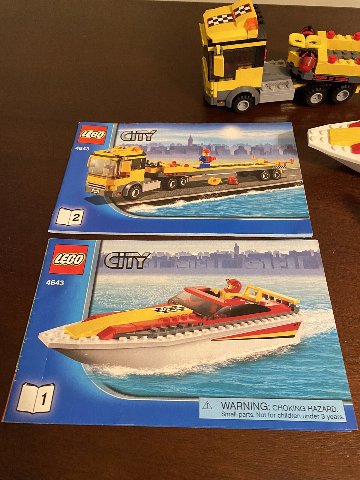 LEGO 4643 Power Boat Transporter 100% Complete With Instructions ...