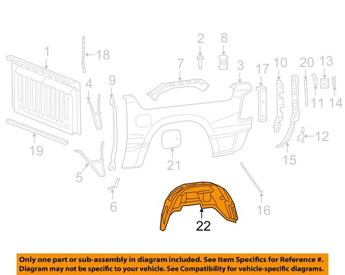 CHRYSLER OEM 19-23 1500 Pick Up Box Front Side Panels-Rear Shield ...