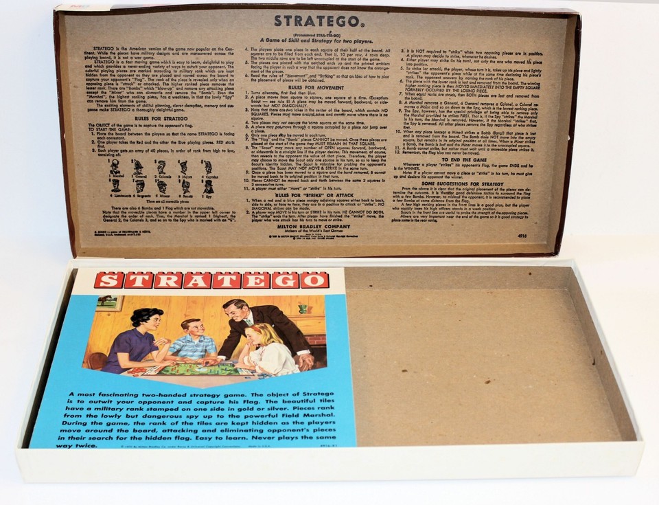 Stratego Board Game, 1977 Vintage Collectible, COMPLETE, VGUC | eBay