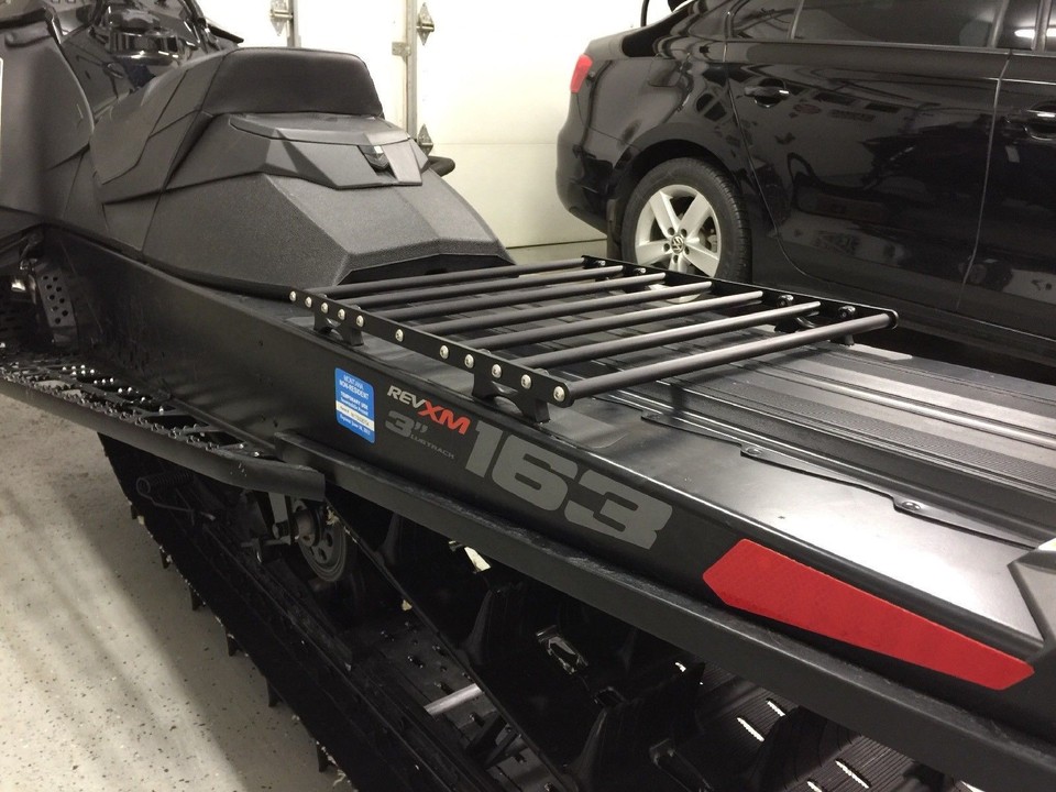 Ski-Doo LinQ 146+ Snowmobile Rack, Cargo Rack, Slim Tunnel Bag Rack ...