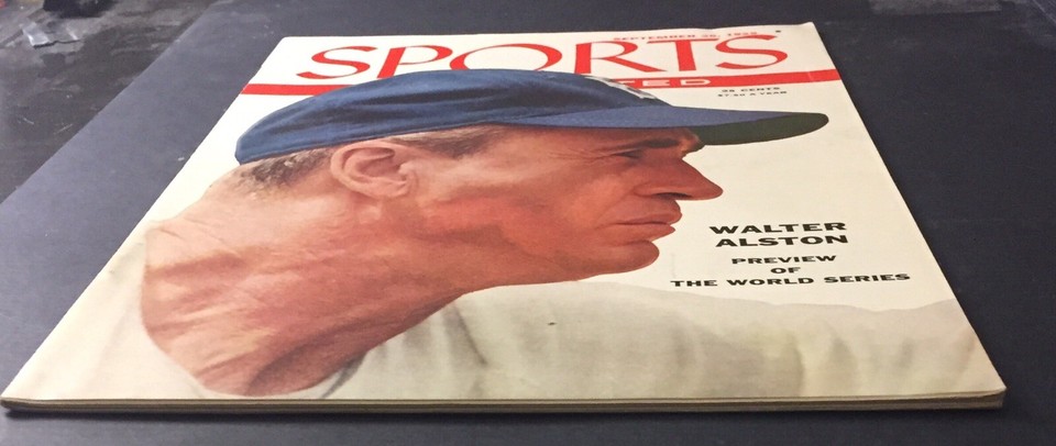 1955 Sports Illustrated WALTER ALSTON Brooklyn Dodgers EX+ | eBay