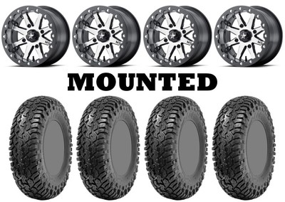Kit 4 CST Lobo RC Tires 32x10-14 on MSA M21 Lok Beadlock Charcoal Tint ...