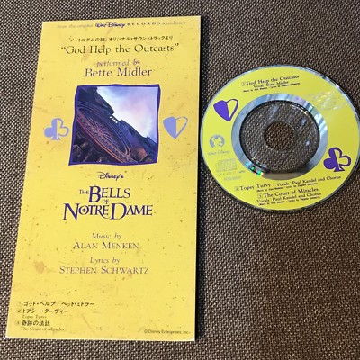BETTE MIDLER God Help The Outcasts JAPAN 3" CD PCDD-00006 Disney Norte ...
