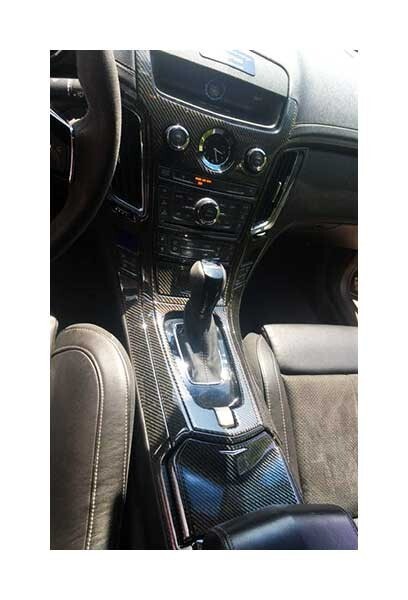 Interior Real Carbon Fiber Dash Trim Kit for CADILLAC CTS coupe 2011 ...