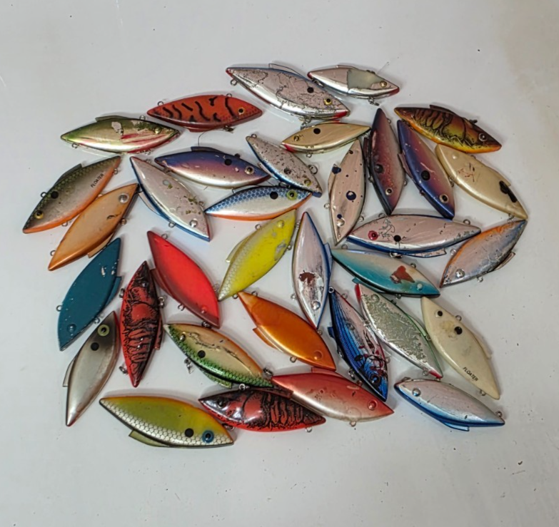 (34) Bill Lewis Rat-L-Trap 1/2 Fisher Painter Beater Crankbait Lures ...