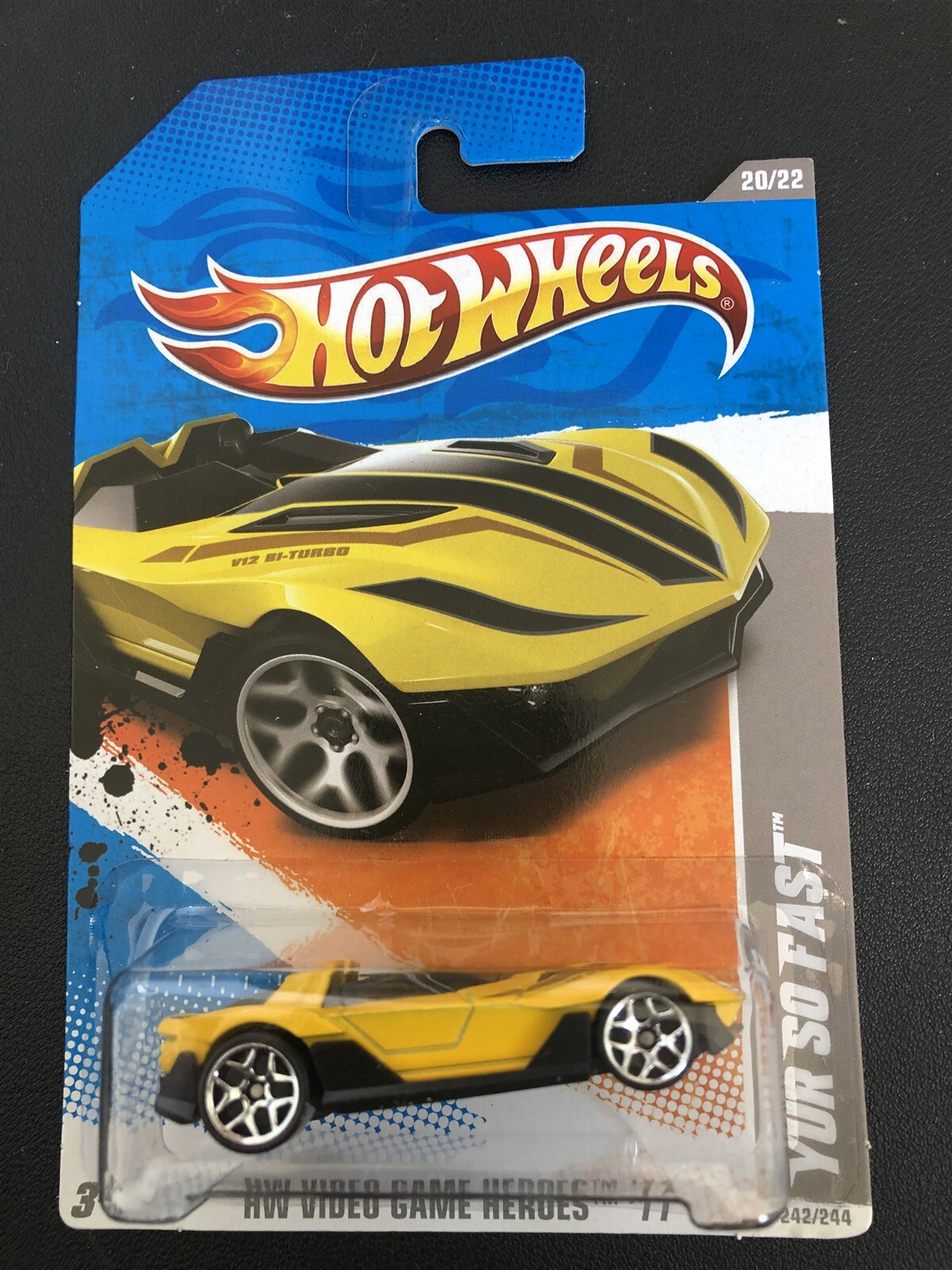 2011 Hot Wheels HW Video Game Heroes 20/22 Yur So Fast 242 (C6) | eBay