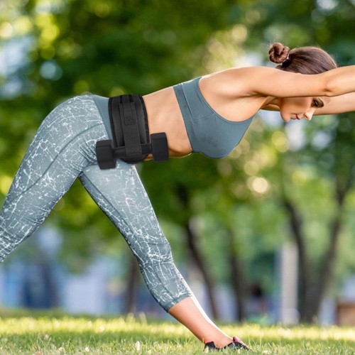 Non-Slip Grip Hip Thrust Belt Easy to Use Waist Hip Thrust Pad Gym | eBay