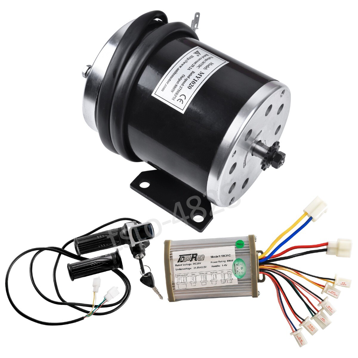Scooter Conversion Kit 36V 800W Electric Bike Motor Kit - Brushed DC ...