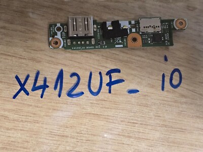ASUS X412 X412U X412F SCHEDA USB LED SD X412UF_IO BOARD REV. 2.0 | eBay