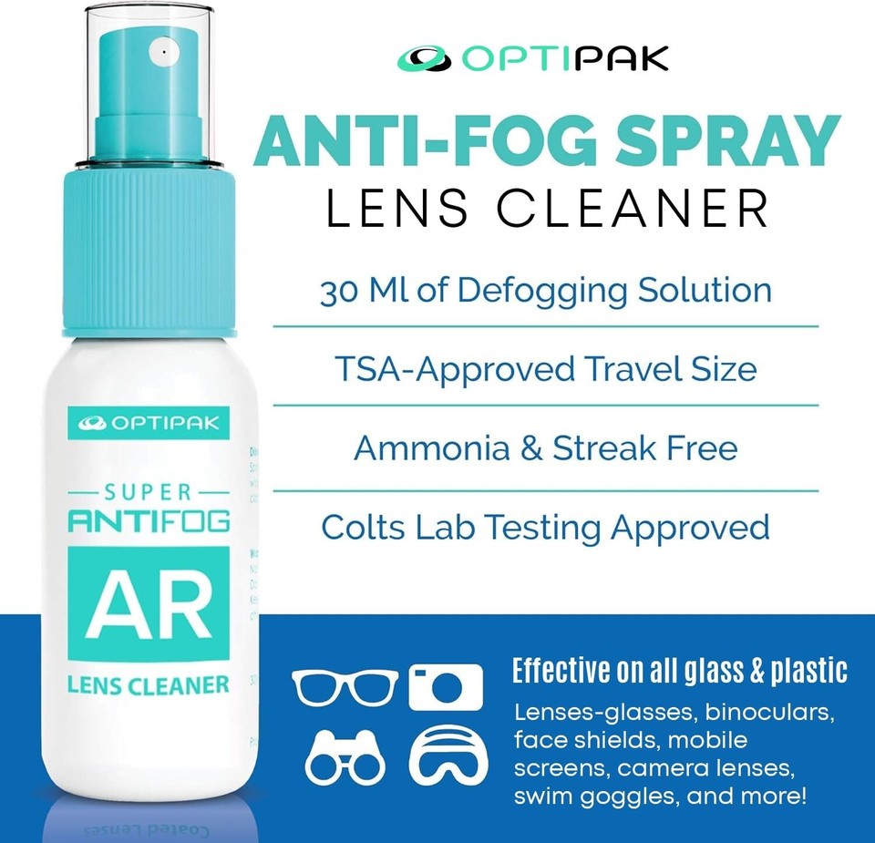 OPTIPAK Anti Fog Lens Cleaner Spray Kit | eBay