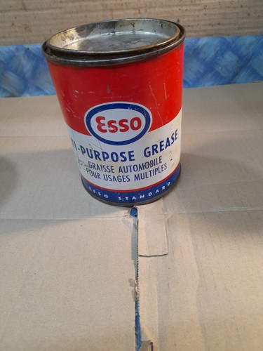 ancien pot graisse vide esso standard bidon grease | eBay