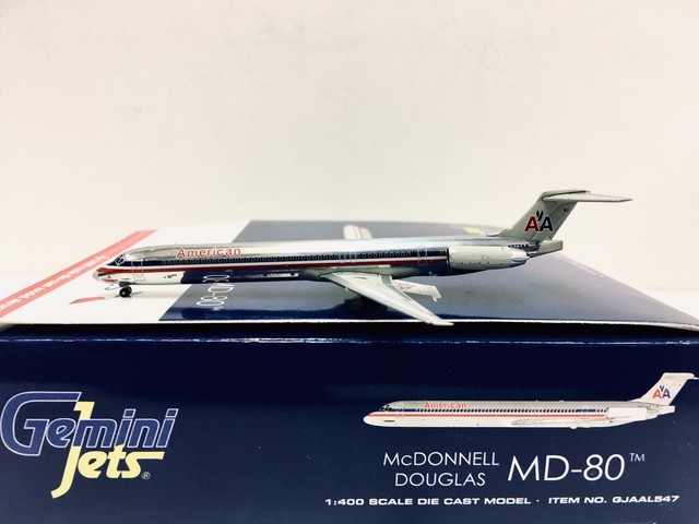 Gemini Jets 1-400 American Airlines McDonnell Douglas MD-80 N573AA ...