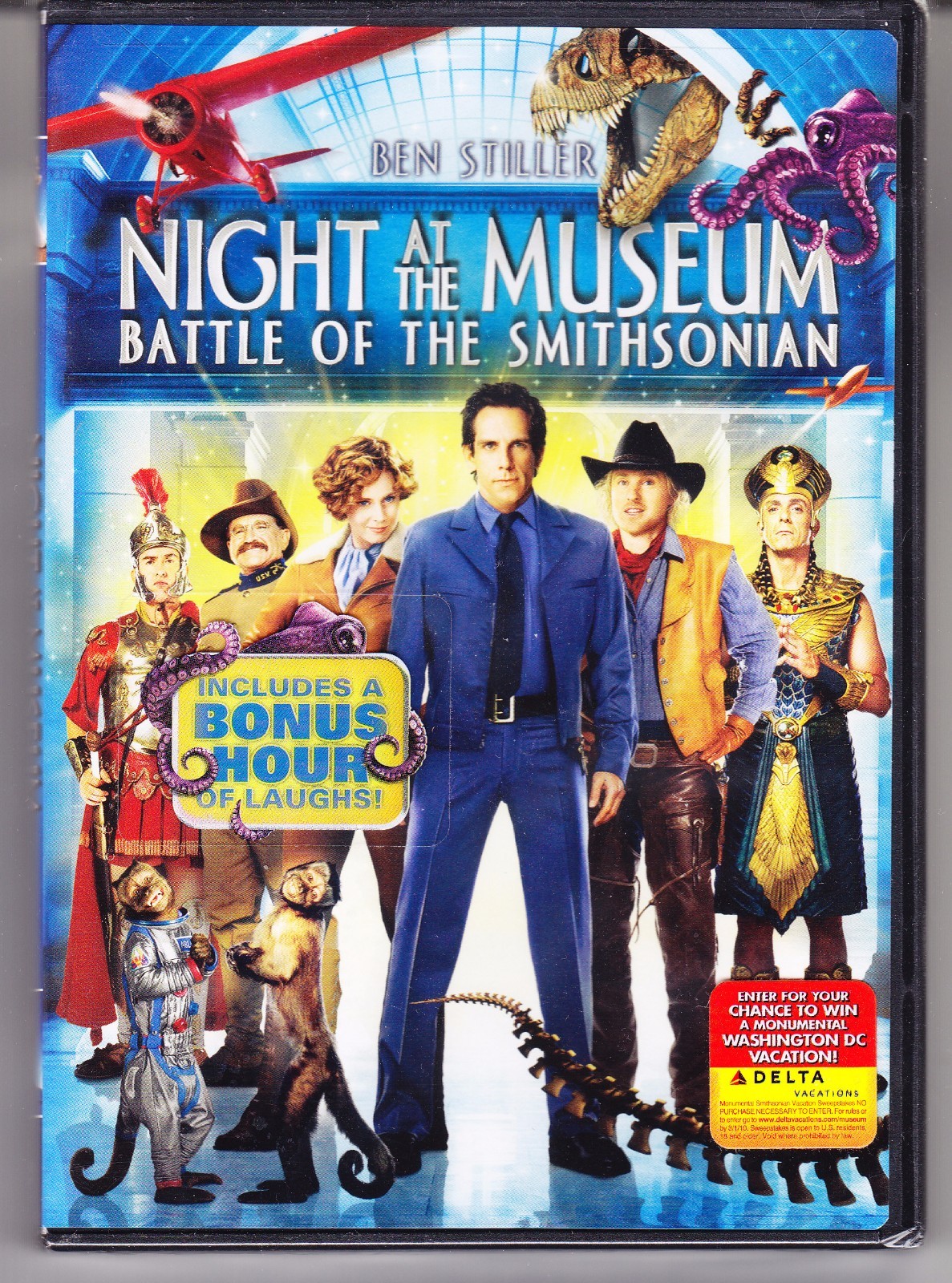 Night at the Museum: Battle of the Smithsonian (DVD, 2009) BRAND NEW ...